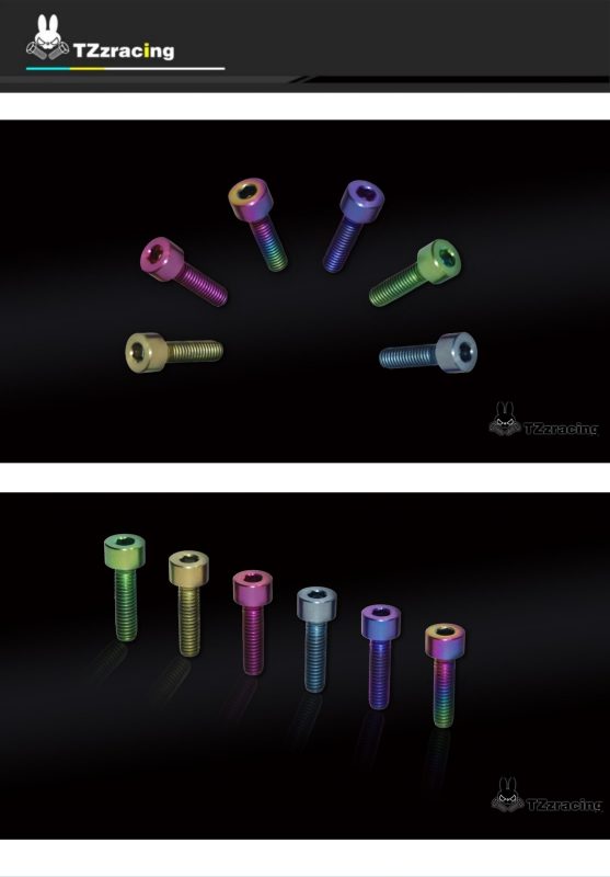 1/5 RC Titanium alloy wheel screw set（80）Cap head M3 X 12mm - TZzracing